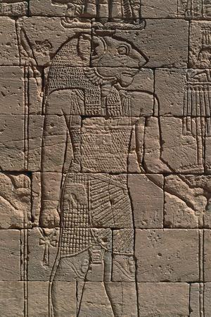 'Relief with Lion God Apedemak, Apedemak Temple, Commissioned by King ...