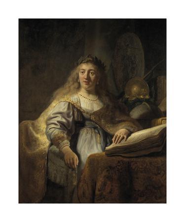 Minerva in Her Study Premium Giclee Print - Rembrandt | AllPosters.com