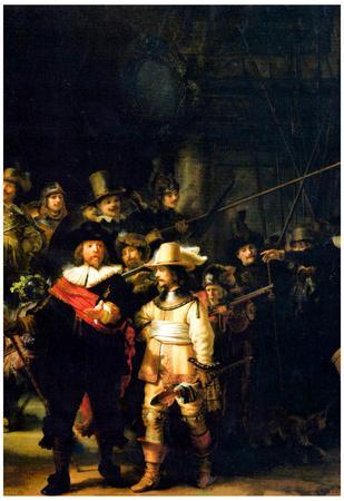 'Rembrandt The Night Watch Detail Art Print Poster' Prints | AllPosters.com