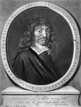 'Rene Descartes, French Mathematician and Philosopher' Poster - Peter ...