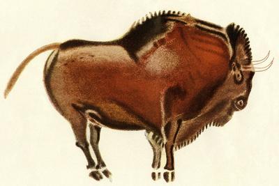 'Reproduction of a Prehistoric Painting Found in the Spanish Cave of ...