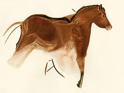 Reproduction of a Prehistoric Painting Found in the Spanish Cave of ...