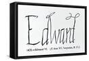 'Reproduction of the Signature of Edward Vi' Giclee Print | AllPosters.com
