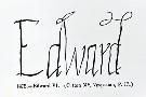 'Reproduction of the Signature of Edward Vi' Giclee Print | AllPosters.com