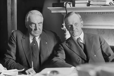 'Republican Candidate for President Warren Harding with Running Mate ...