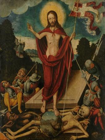 'Resurrection of Christ and the Triumph over Death and Devil, 1537 (Oil ...