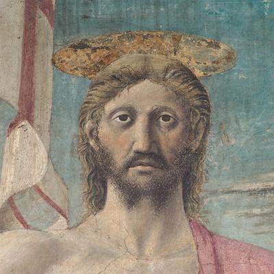 'Resurrection of Christ, by Piero della Francesca, 1450-63. Arezzo ...