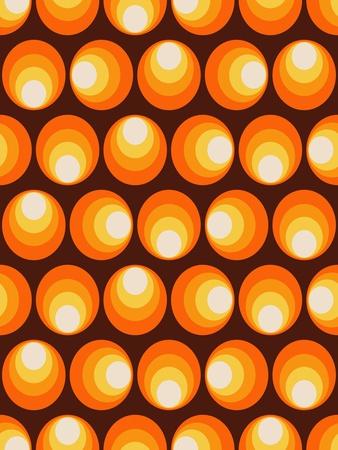 'Retro Bold 70S Geometric Pattern.' Photographic Print - Eblis ...