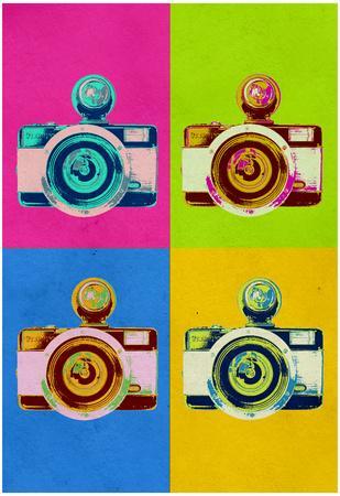 'Retro Camera Pop Art Poster' Photo | AllPosters.com