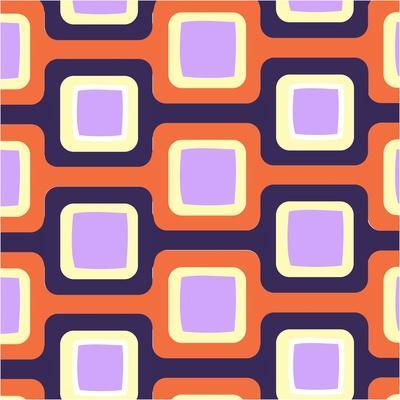 'Retro Squares Pattern' Giclee Print | AllPosters.com