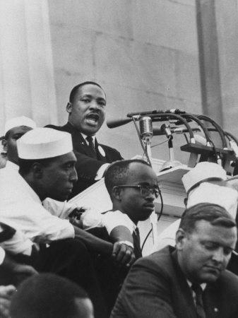'Rev. Martin Luther King Jr. Giving His "I Have a Dream" Speech During ...
