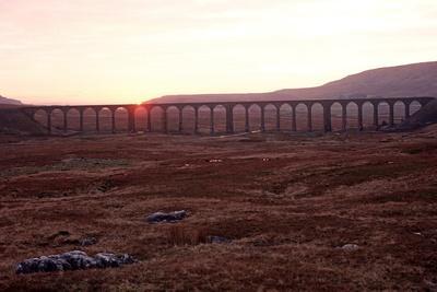 'Ribblehead Viaduct on the British Rail Settle to Carlisle Railway Line ...