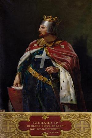 'Richard I the Lionheart (1157-1199) King of England, 1841' Giclee ...
