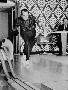 'Richard Nixon Bowling at the White House Bowling Alley, 1970' Photo ...