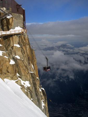 'Viewing Platform and Walkway, Aiguille Du Midi, Chamonix-Mont-Blanc ...