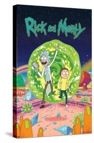 Rick And Morty Cover Stretched Canvas Print AllPosters Rick And Morty Cover Stretched Canvas Print AllPosters