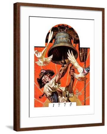'"Ringing Liberty Bell,"July 6, 1935' Giclee Print - Joseph Christian ...