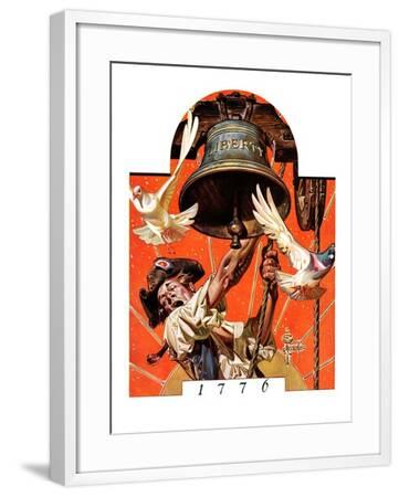 '"Ringing Liberty Bell,"July 6, 1935' Giclee Print - Joseph Christian ...