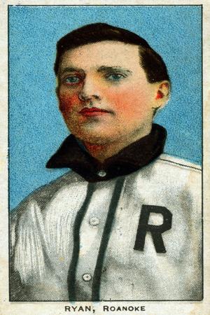 'Roanoke, VA, Roanoke Virginia League, Ray Ryan, Baseball Card' Posters ...