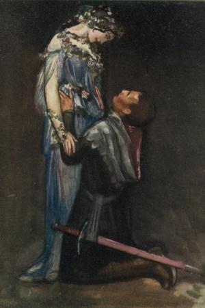 'La Belle Dame Sans Merci by John Keats' Giclee Print - Robert Anning ...