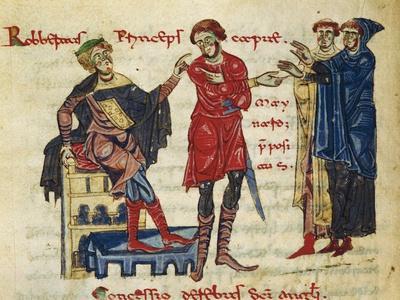 Robert Prince of Capua Has a Certificate of Confirmation Delivered to ...