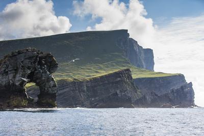 'Rock Formation known as Gada's Stack on Foula Island, Shetlands ...