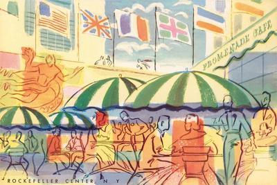 'Rockefeller Center Cafe' Prints | AllPosters.com