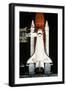 'Space Shuttle Illuminated at Night' Photographic Print - Roger ...