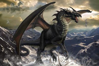 'Rogue Dragon by Tom Wood Poster' Prints - Tom Wood | AllPosters.com