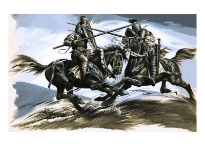 'Roland and Oliver, the Warrior Friends, 1962' Giclee Print - Ron ...