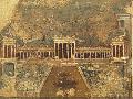 Roman Civilization Depicting Facade of Villa, from Ancient Stabiae ...