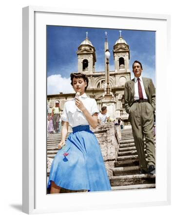 'ROMAN HOLIDAY, from left: Audrey Hepburn, Gregory Peck, 1953' Photo ...