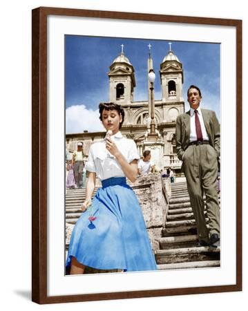 'ROMAN HOLIDAY, from left: Audrey Hepburn, Gregory Peck, 1953' Photo ...