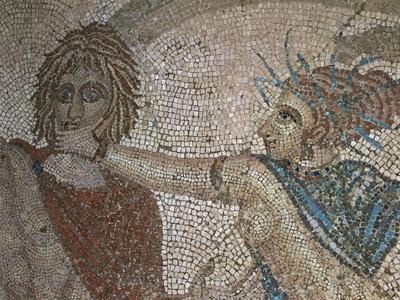 'Roman Mosaic Depicting Abduction of Hylas by Nymphs' Giclee Print ...