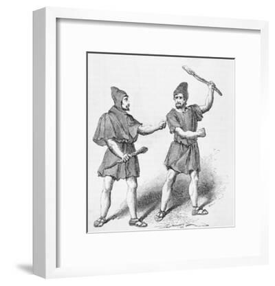 'Roman Plebians Fighting' Giclee Print | AllPosters.com