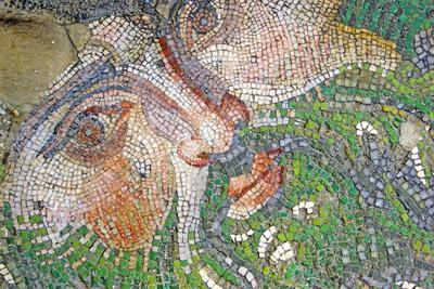 'Green Man Mosaic, Arasta Bazaar, Sultan Ahmet Mosque, Istanbul ...