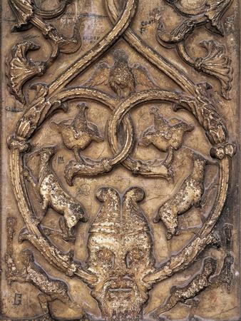 'Romanesque Frieze, Detail from Doorway, Cathedral of Assumption of ...