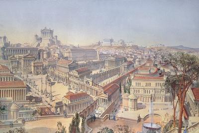 'Rome as it Was, Restored after Existing Remains (Detail of 25183 ...