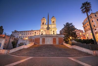 'Rome, Italy at the Spanish Steps at dawn' Photo | AllPosters.com