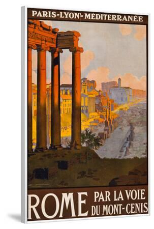 'Rome Italy Tourism Travel Vintage Ad' Art | AllPosters.com