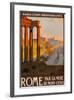 'Rome Italy Tourism Travel Vintage Ad' Art | AllPosters.com