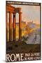 'Rome Italy Tourism Travel Vintage Ad' Art | AllPosters.com