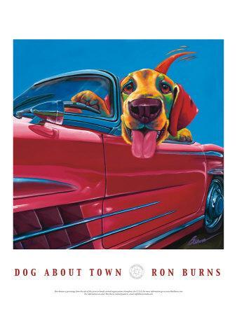 'Dog About Town' Prints - Ron Burns | AllPosters.com
