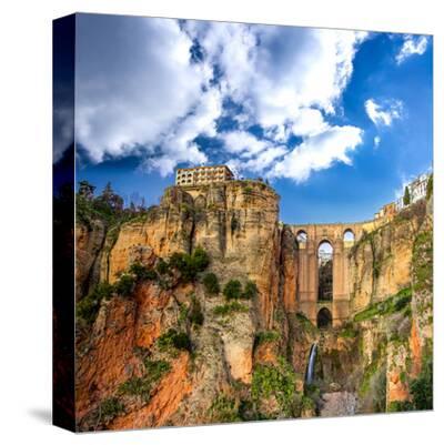 'Ronda Village Andalusia Spain' Stretched Canvas Print | AllPosters.com
