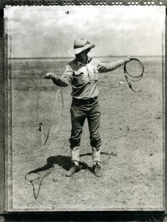 'Roper Vance, by Interstate 40, Texas, USA (B/W Photo)' Giclee Print ...