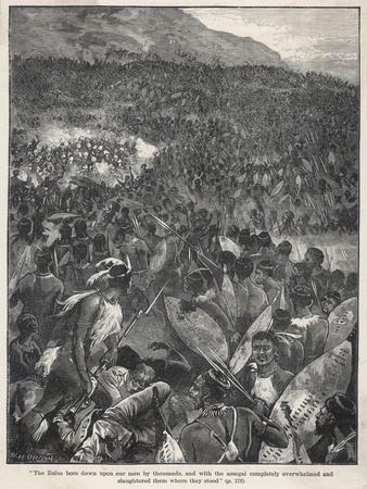 'Rorke's Drift 4000 Zulus Attack the Outpost Defended by Chard and ...