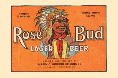 'Rose Bud Lager Beer' Prints | AllPosters.com