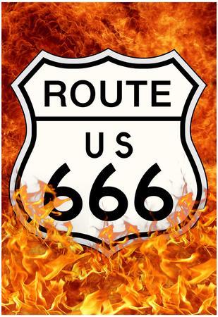 'Route 666 Highway to Hell' Photo | AllPosters.com