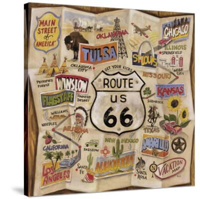 'Route 66' Stretched Canvas Print - Dupre | AllPosters.com