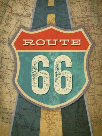 'Route 66' Posters - Renee Pulve | AllPosters.com